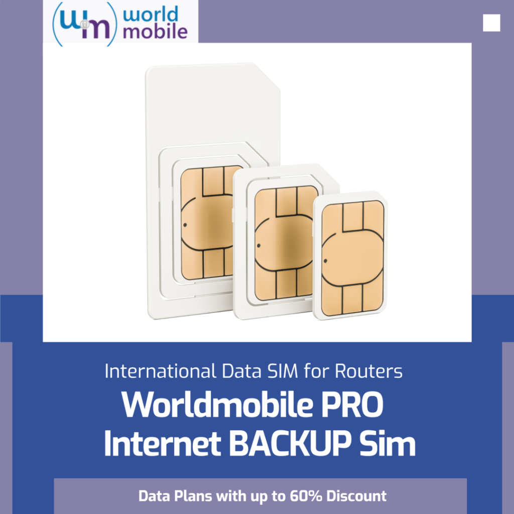 WorldMobile PRO BACKUP INTERNET Simkaart - WorldMobile