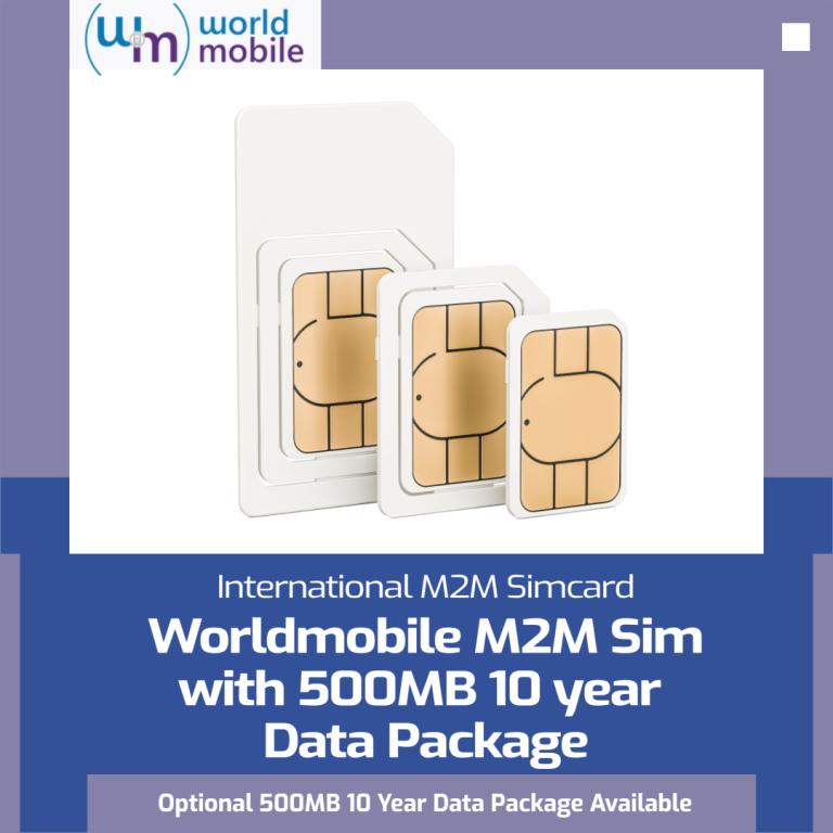 M2M SIM CARD 擁有 500 個國家 10MB 73 年數據 - WorldMobile